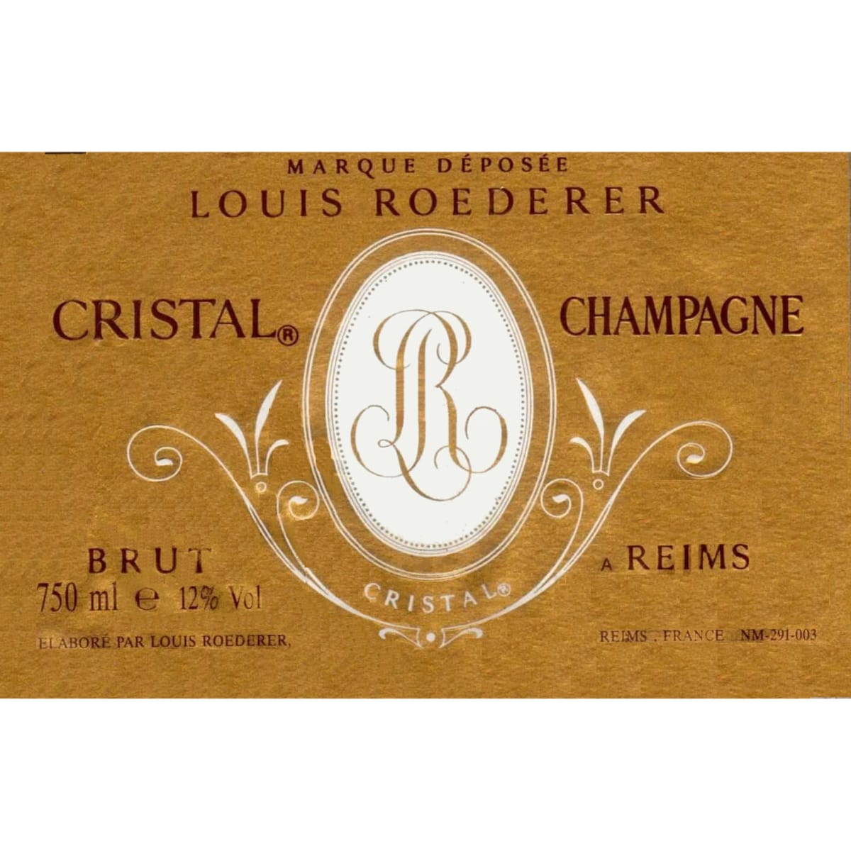Logotipo De Louis Roederer Louis Roederer Cristal Brut Champagne 2014