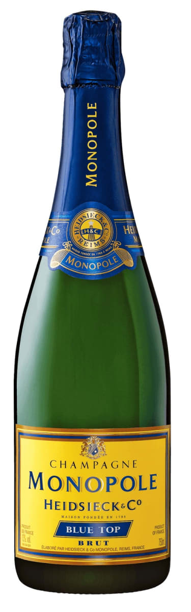 Monopole blue top champagne store