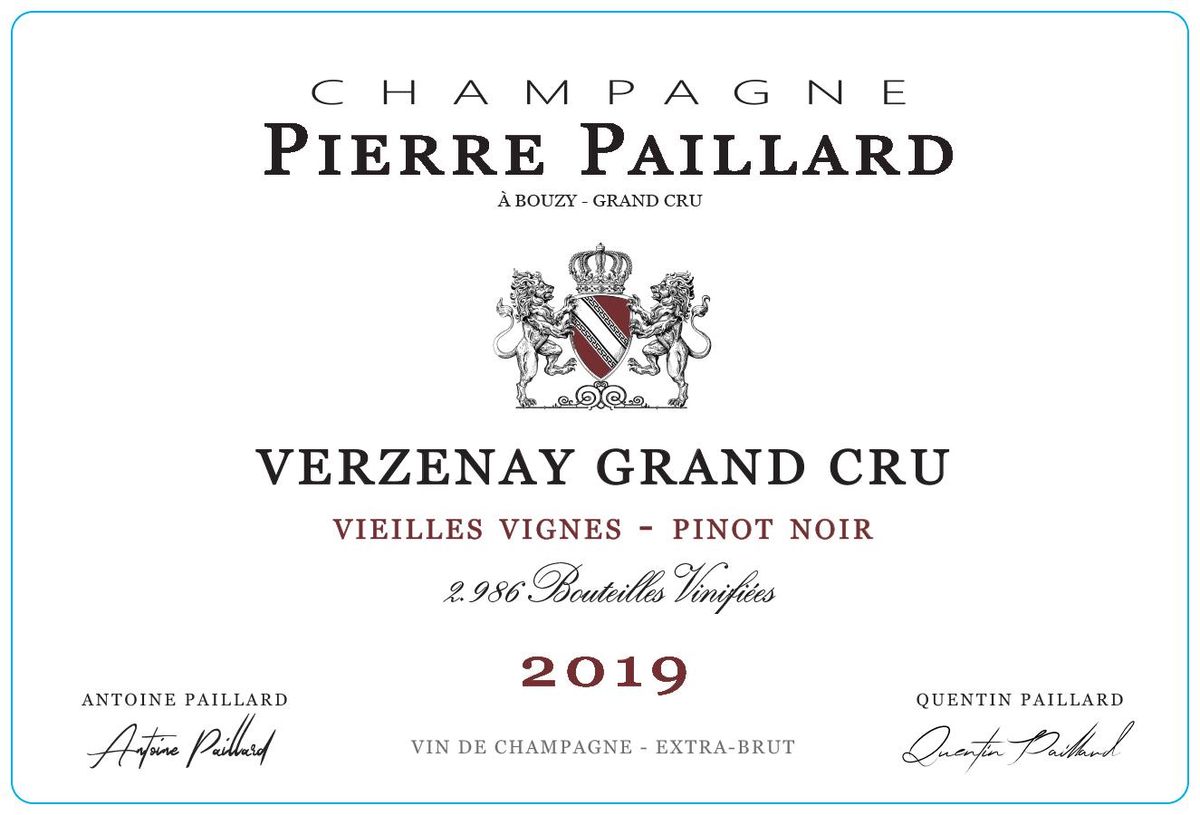 Pierre Paillard Verzenay Grand Cru Blanc de Noirs Extra Brut 2020 ...